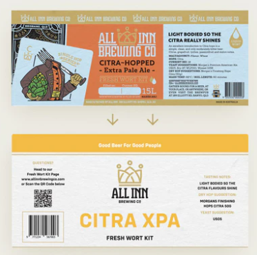 Citra XPA - Citra Single Hop - Core Range - All Inn Brewing co ...
