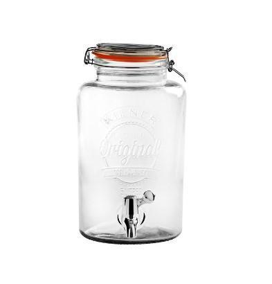 Round Storage Jar with Dispensing Tap 8Ltr - Kilner | Emerald Home Brew ...